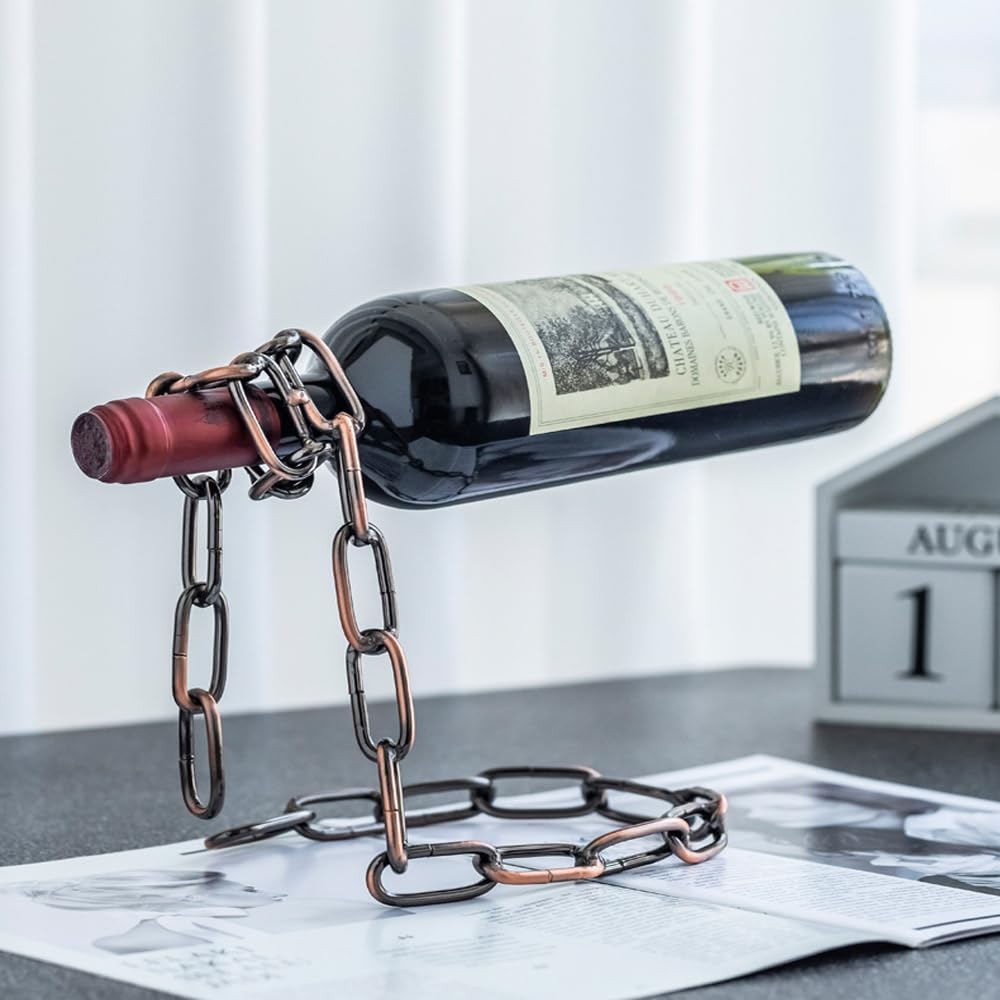 Metal Chain Wine Holder - Otloubnow